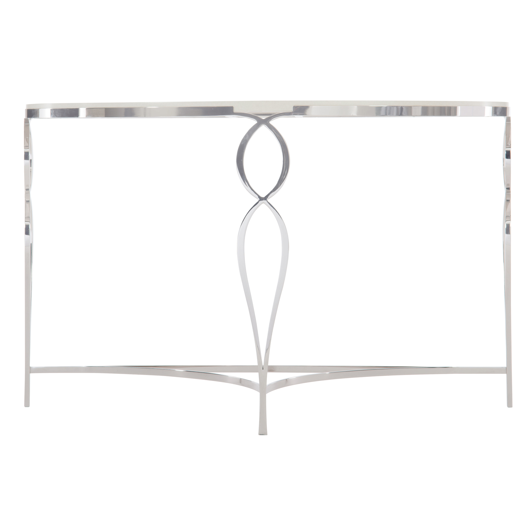 Консоль Bernhardt Calista Metal Demilune Console Table